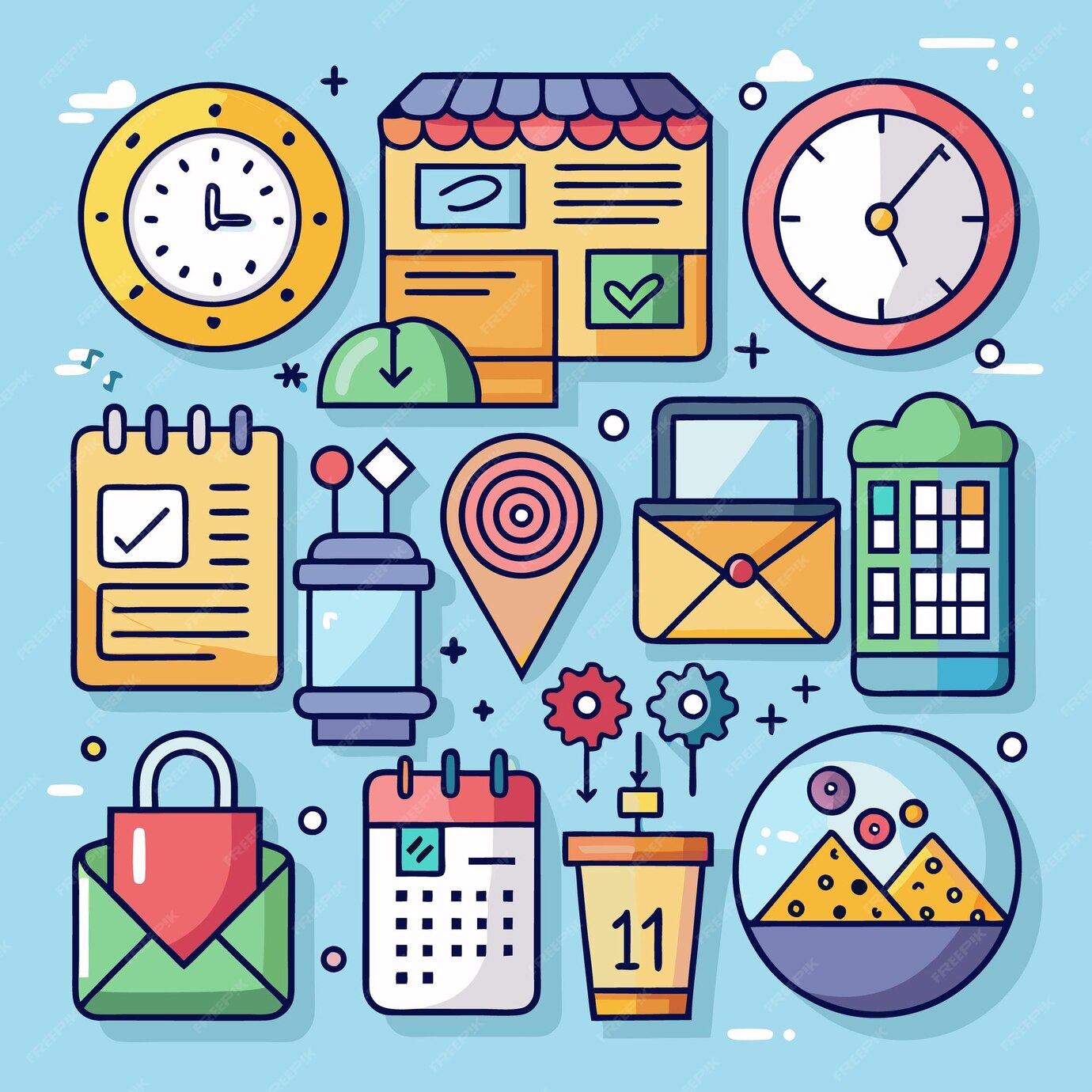 Manage Time Tasks Location with Calendar Clock Map | Premium AI ... Manage Time Tasks Location with Calendar Clock Map | Premium AI ...