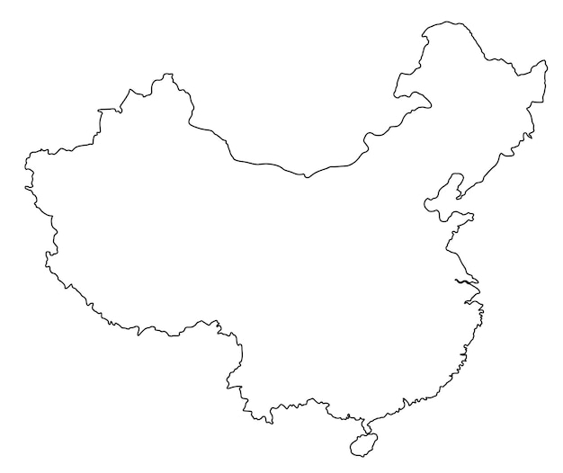 Premium Vector | Map of China Premium Vector | Map of China