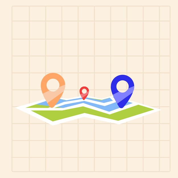Premium Vector | Map icon vector Premium Vector | Map icon vector