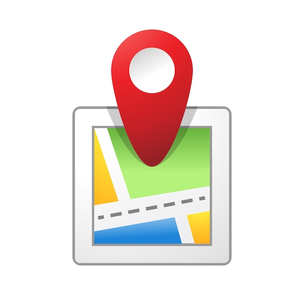 Premium Vector | Map icon with pin location color vector illustration Premium Vector | Map icon with pin location color vector illustration