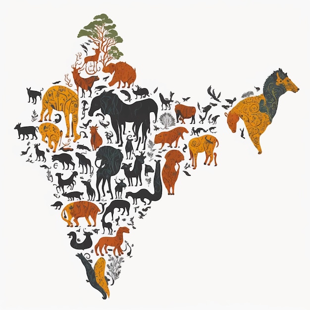 Premium Vector | Map of india vector Premium Vector | Map of india vector