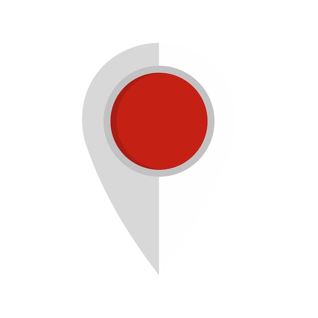 Premium Vector | Map pin icon flat illustration of map pin vector icon ... Premium Vector | Map pin icon flat illustration of map pin vector icon ...