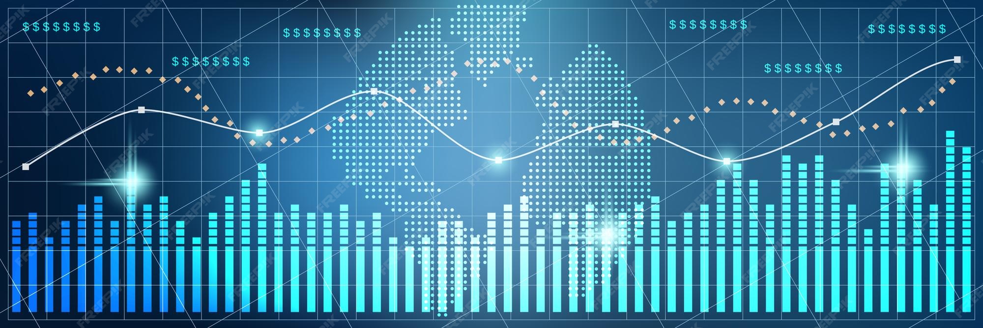 Premium Vector Market Trends Analysis Financial Statistics Stock