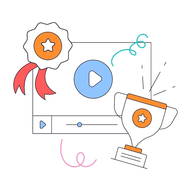 Premium Vector | Marketing event flat animated design Premium Vector | Marketing event flat animated design