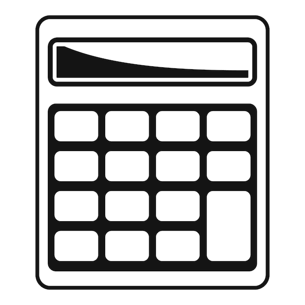 Premium Vector | Math calculator icon simple illustration of math ... Premium Vector | Math calculator icon simple illustration of math ...