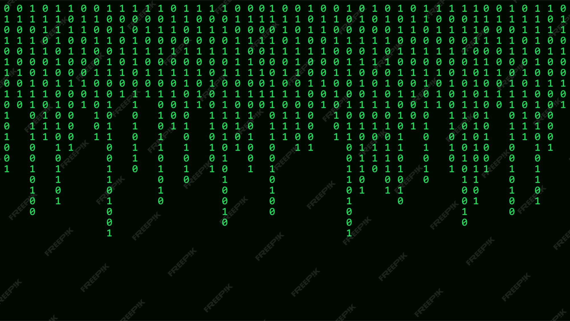 Premium Vector | Matrix background Cyber security with binary code ...