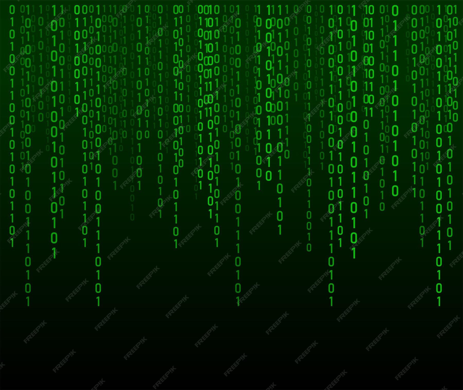 Premium Vector | Matrix background Cyber security with binary code ...