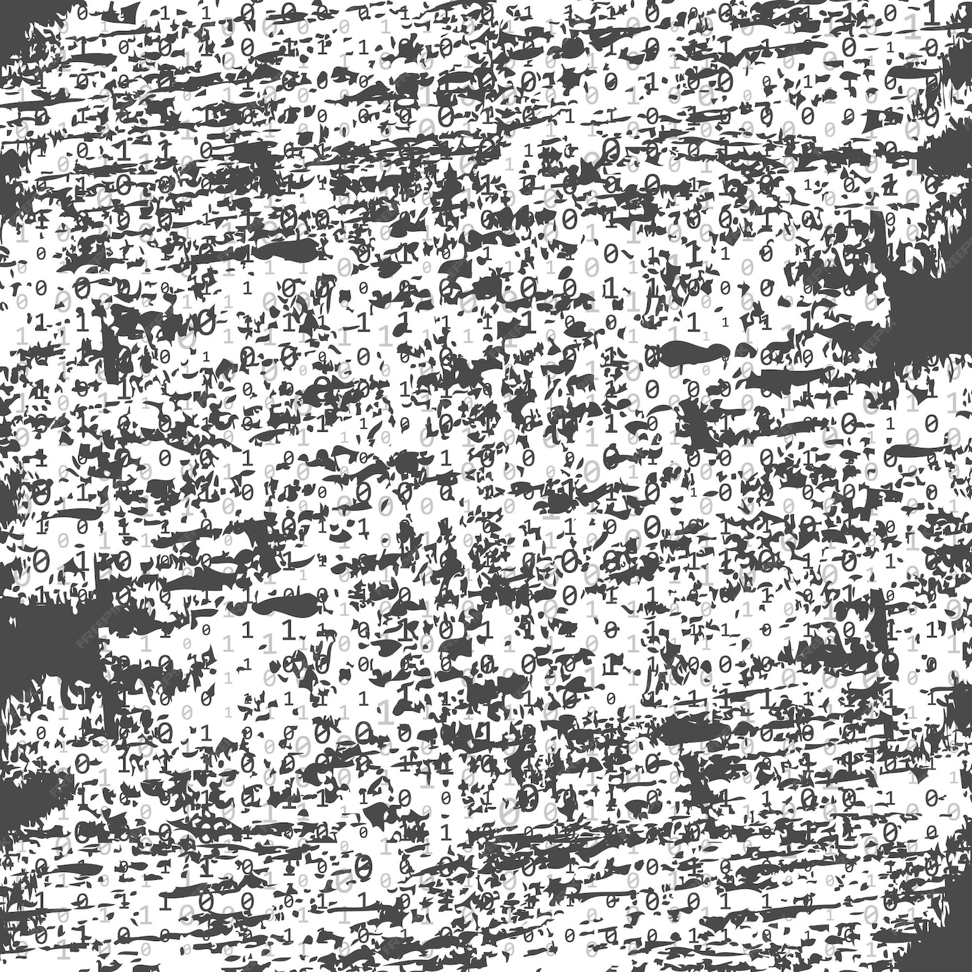 Premium Vector | Matrix background stream of binary code on the screen decryption and encryption ...