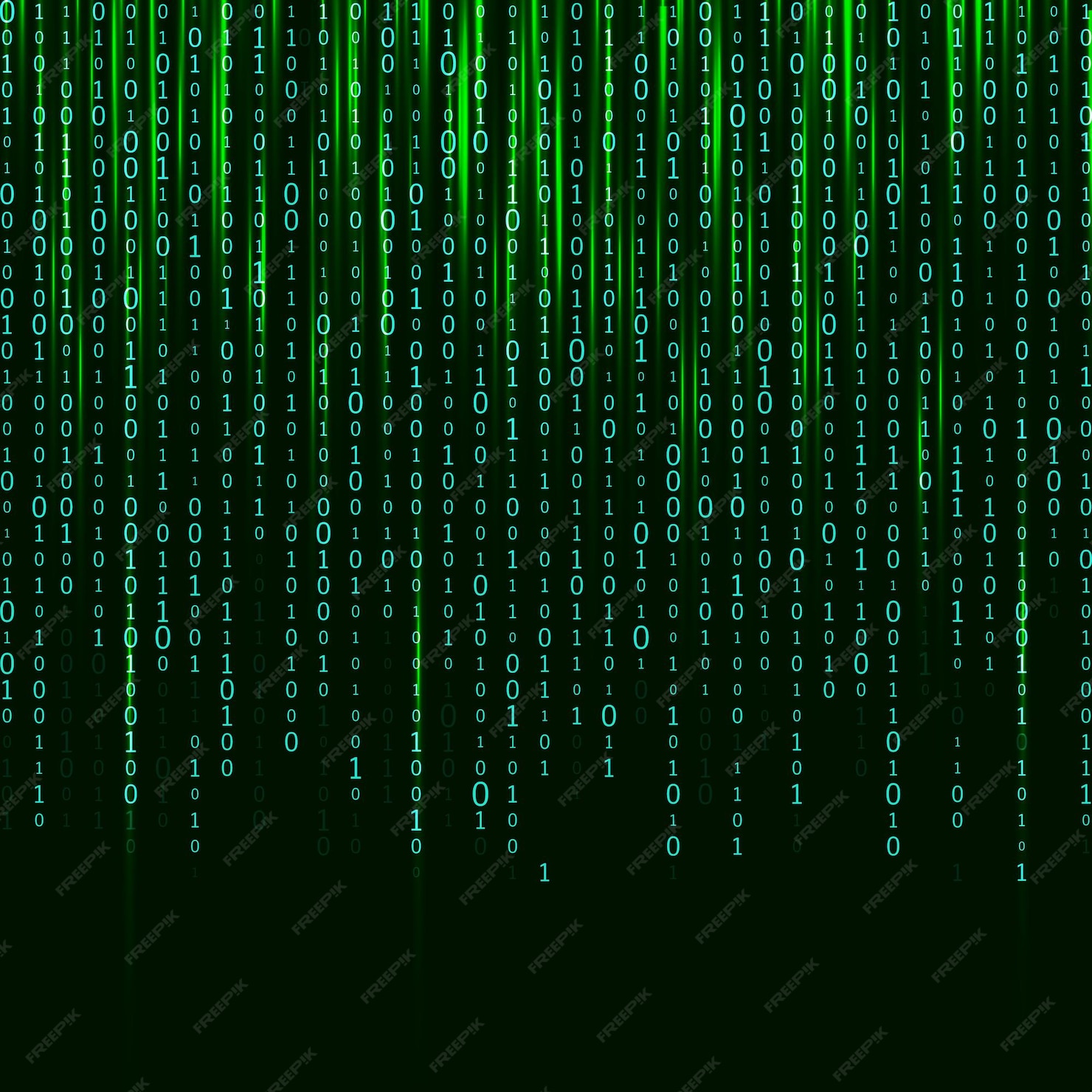 Premium Vector | Matrix background vector Binary code matrix Digital ...