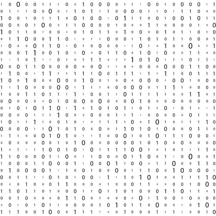 Premium Vector | Matrix Background with numbers on the screen Binary code zero one Coding Data ...