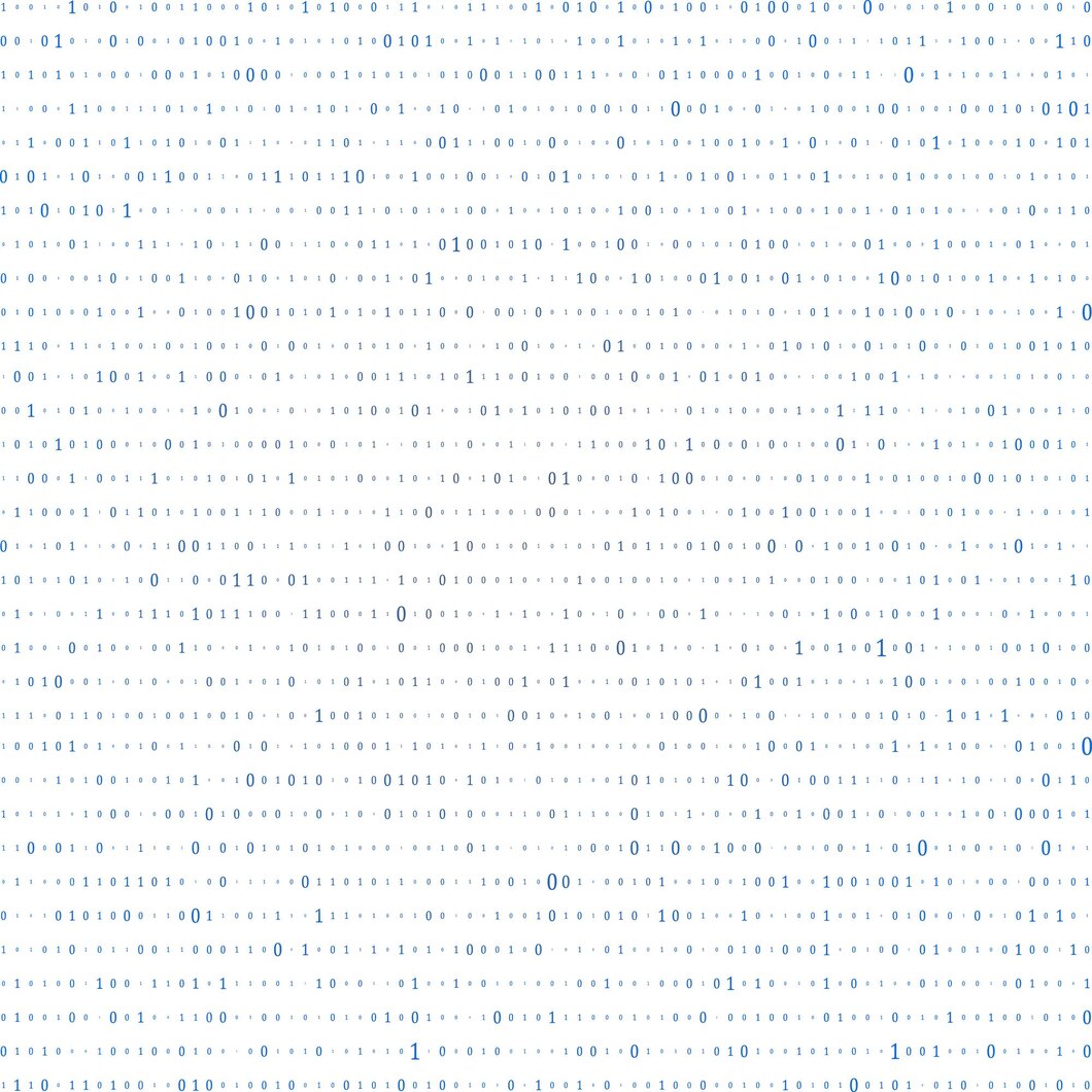 Premium Vector | Matrix Background with numbers on the screen Binary code zero one Coding Data ...