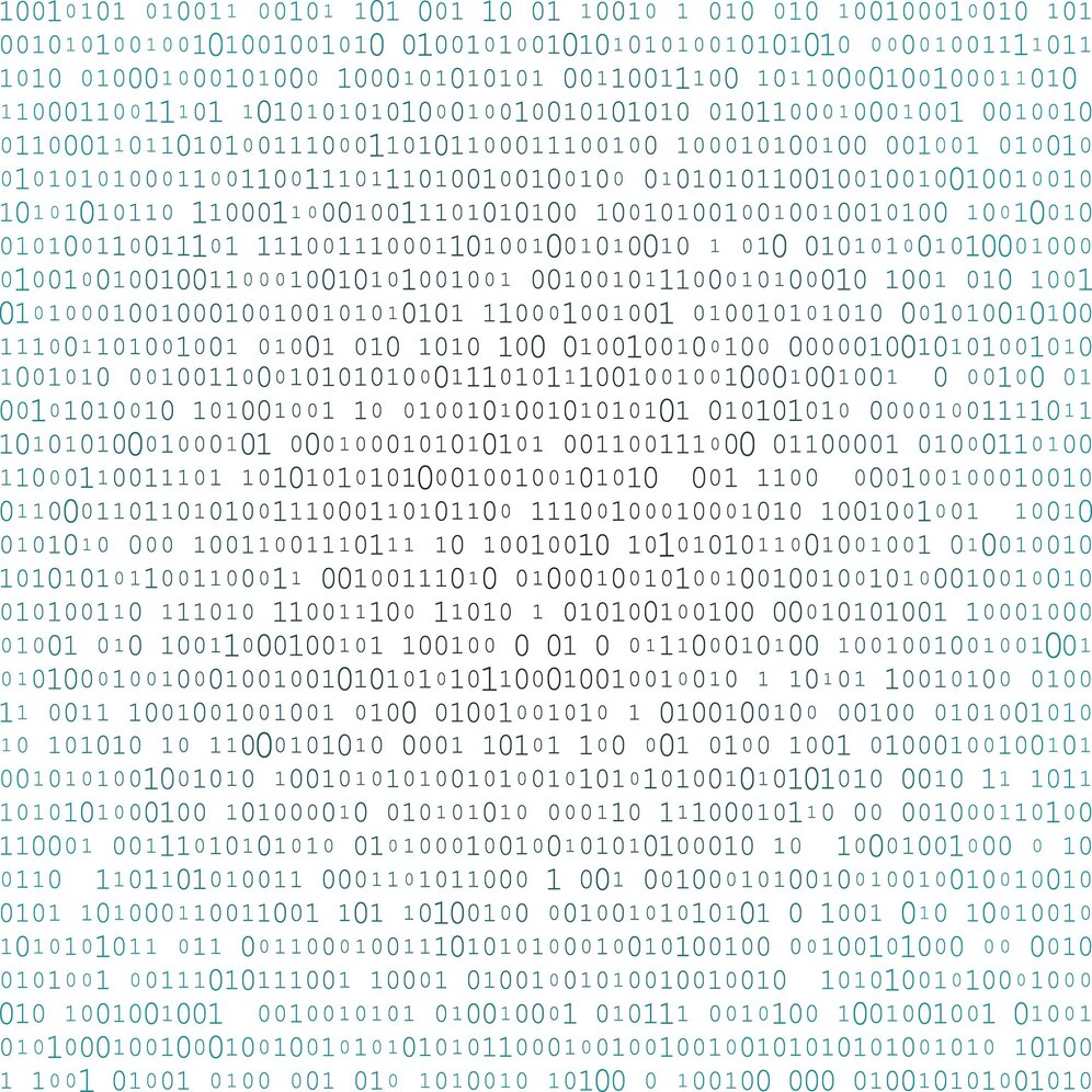 Premium Vector Matrix Background With Numbers On The Screen Binary Code Zero One Coding Data
