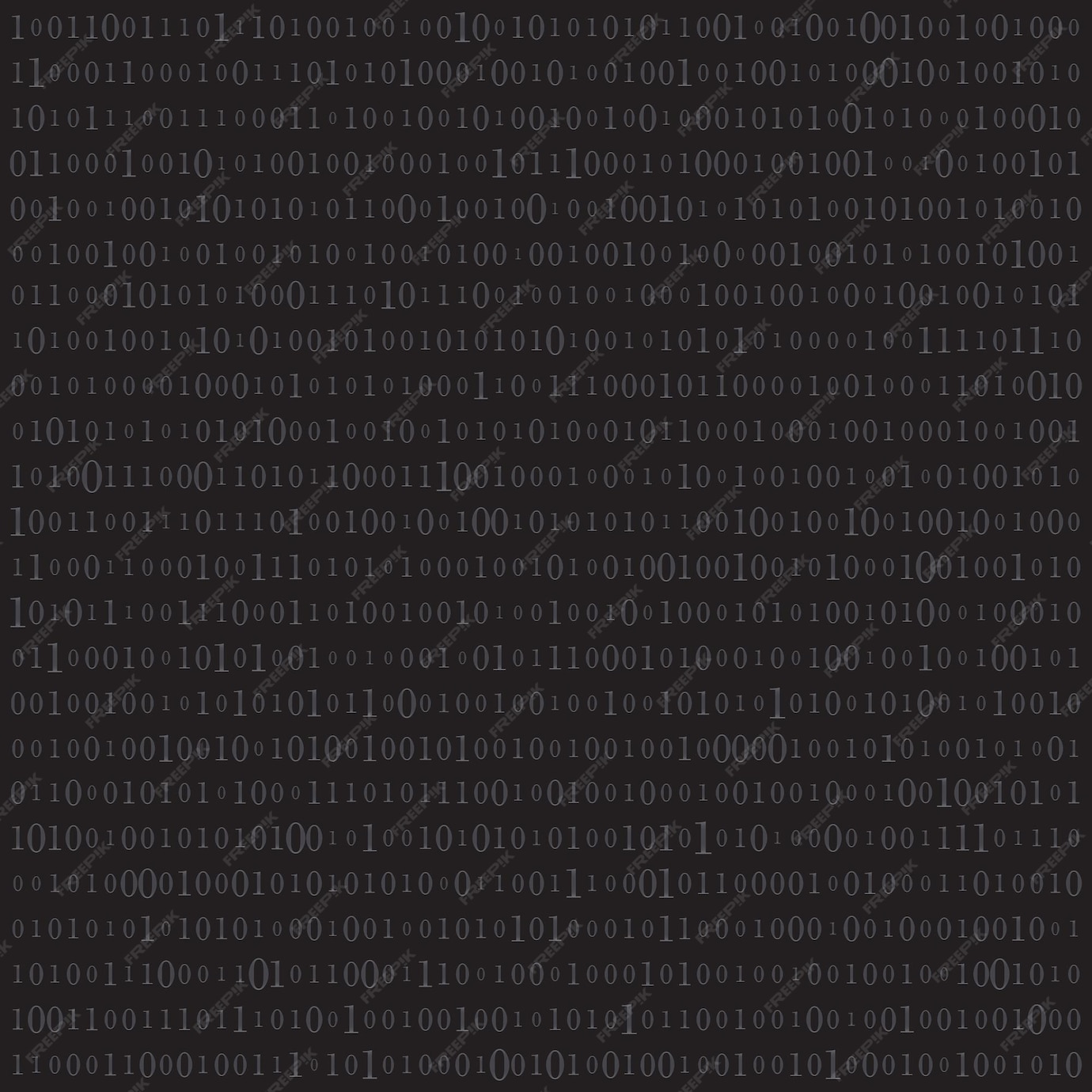 Premium Vector Matrix Background With Numbers On The Screen Binary Code Zero One Coding Data