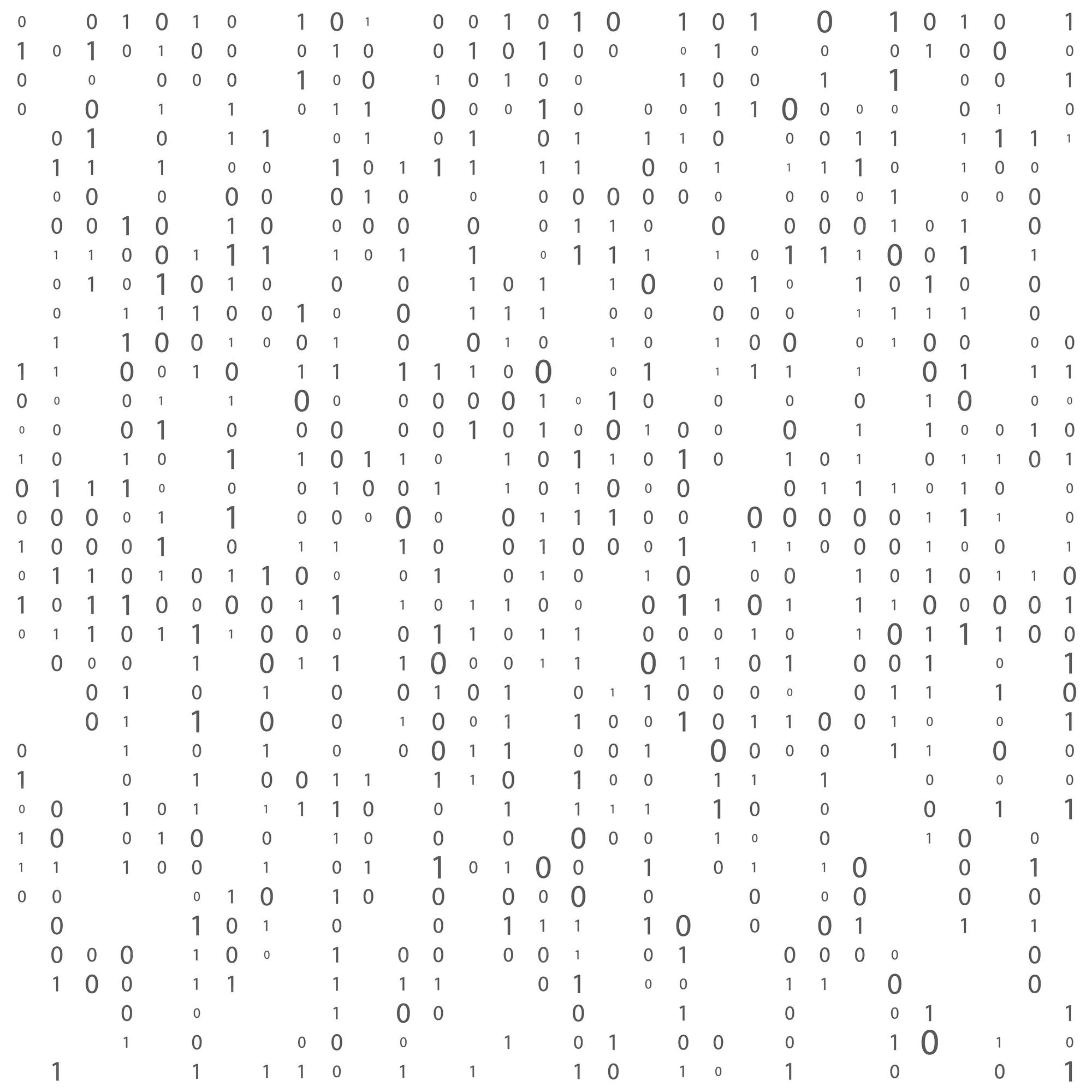 Premium Vector Matrix Background With Numbers On The Screen Binary Code Zero One Coding