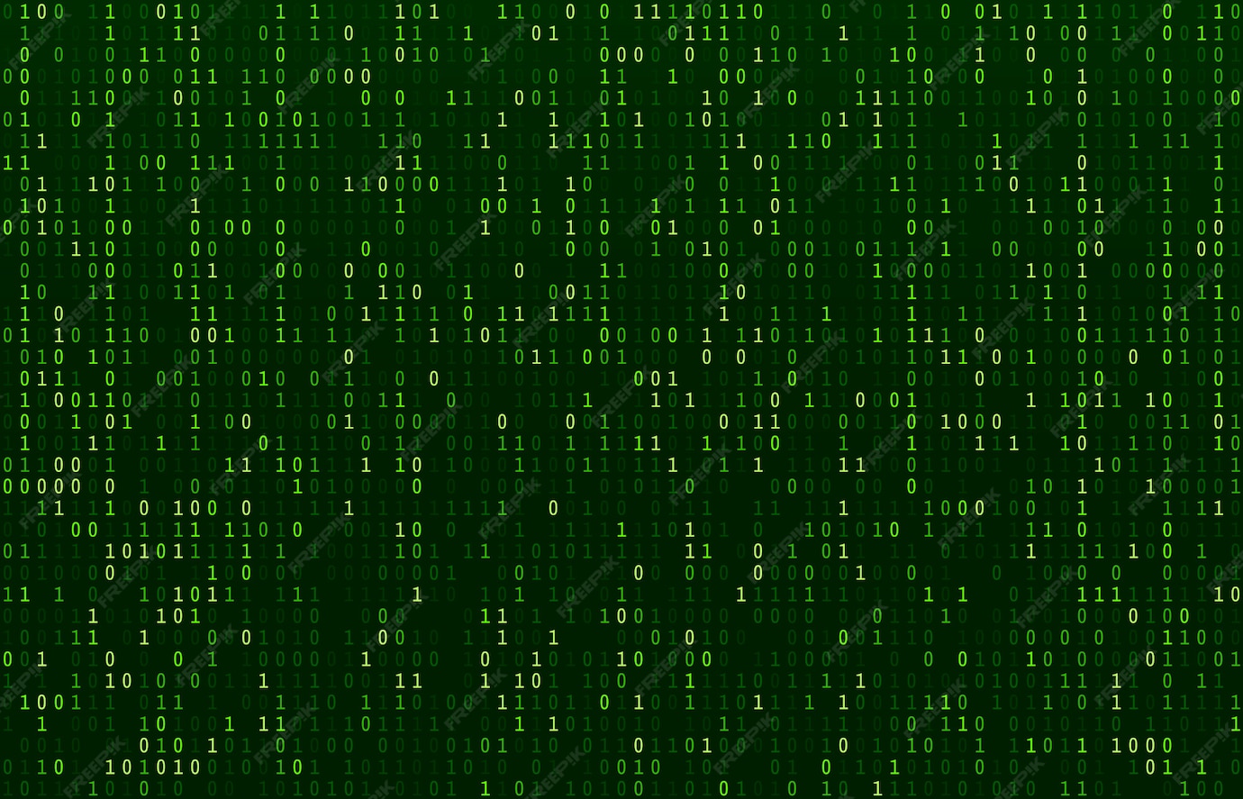 Premium Vector | Matrix code stream. Green data codes screen, binary ...