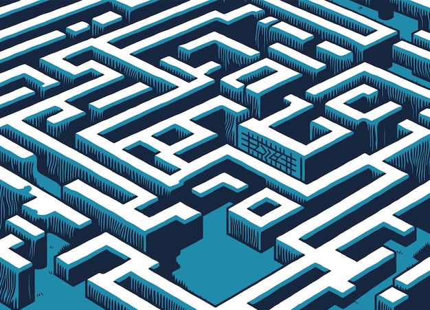 Premium Vector | Maze puzzle background Premium Vector | Maze puzzle background