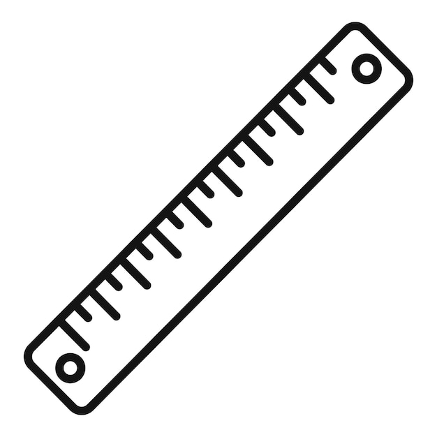 Premium Vector | Measuring line icon representing length measurement tool Premium Vector | Measuring line icon representing length measurement tool