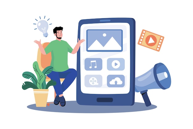 Premium Vector | Media planners select effective advertising channels ... Premium Vector | Media planners select effective advertising channels ...