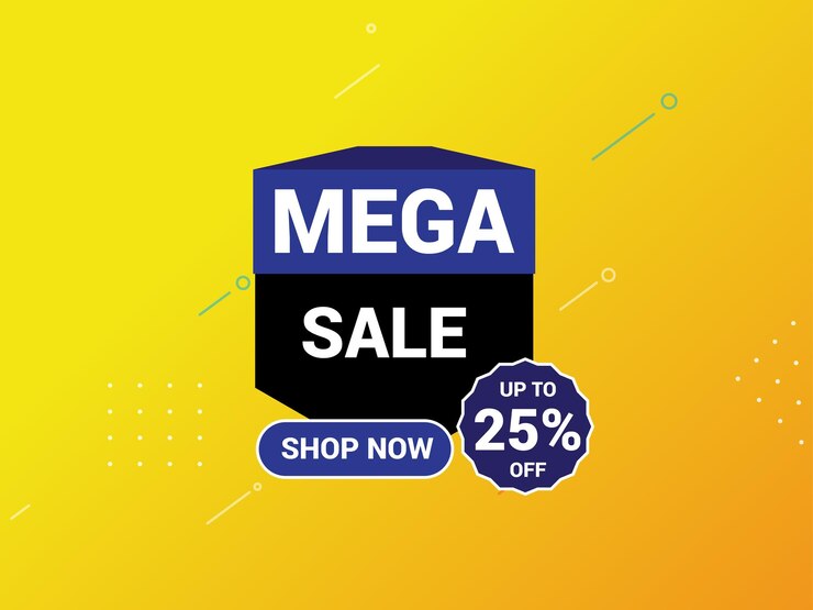 Premium Vector | Mega Sale Banner Template Special Offer Banner Design ... Premium Vector | Mega Sale Banner Template Special Offer Banner Design ...