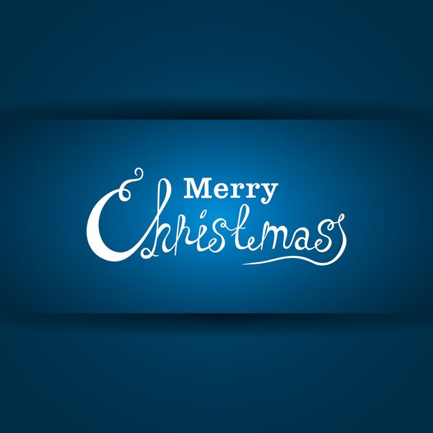 Premium Vector Merry Christmas Vector Text Calligraphic Lettering Design