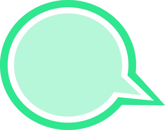 Premium Vector | Message cloud vector icon Premium Vector | Message cloud vector icon