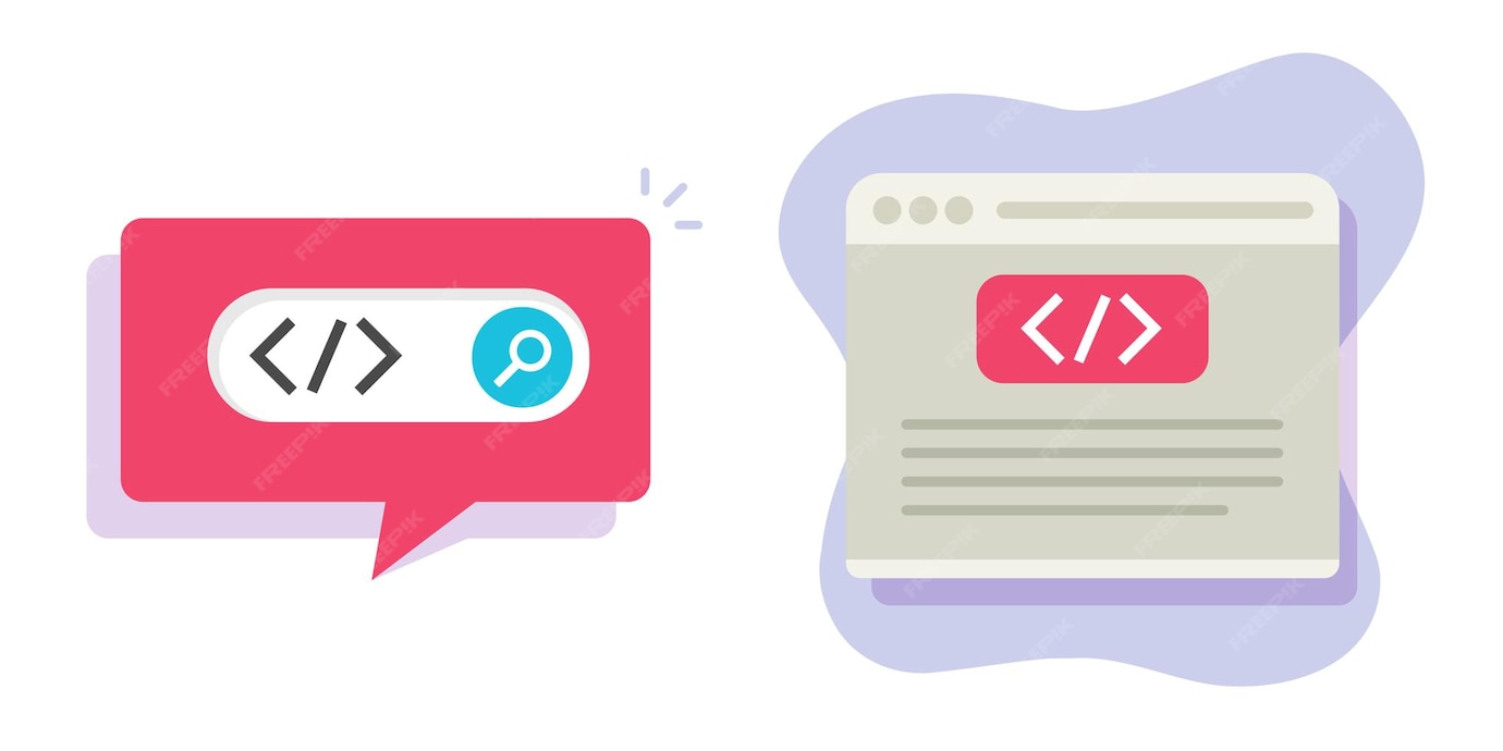 Premium Vector | Meta tag metadata script code icon vector website seo semantic browser markup ...