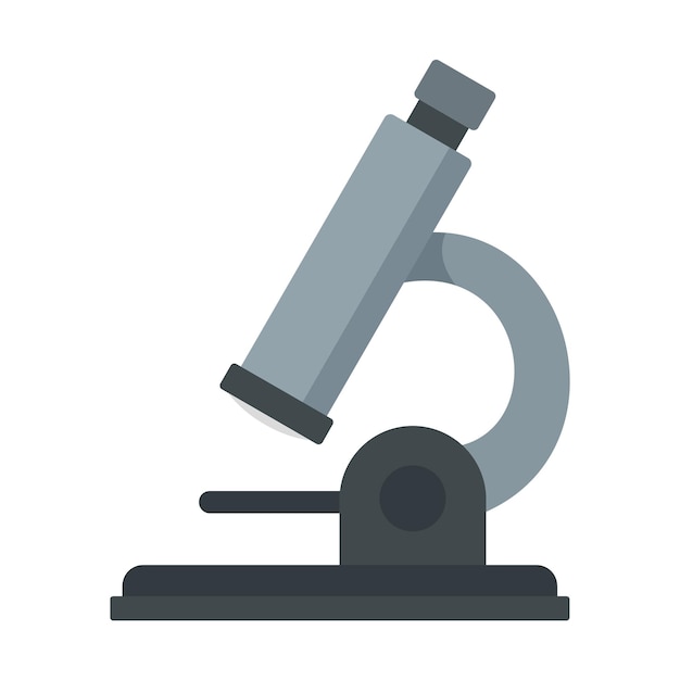 Premium Vector | Microscope icon flat illustration of microscope vector ... Premium Vector | Microscope icon flat illustration of microscope vector ...