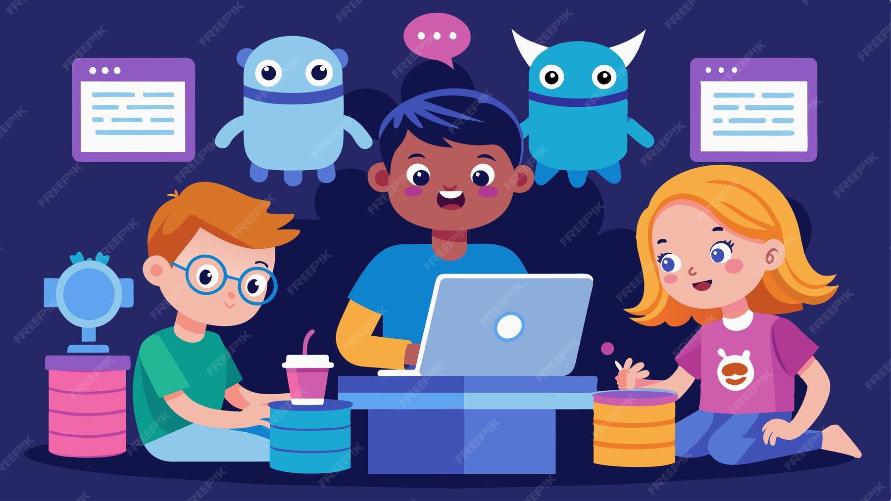 A mini hackathon for kids where teams of young coders use sql to create ...