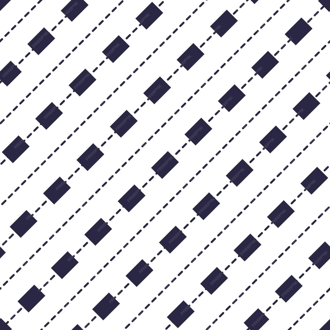 Premium Vector | Minimal dashed lines vector seamless pattern, abstract background. simple ...