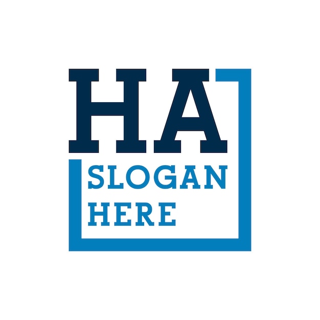 Premium Vector | Minimal Initials Logo Letters H and A HA Initial HA ... Premium Vector | Minimal Initials Logo Letters H and A HA Initial HA ...