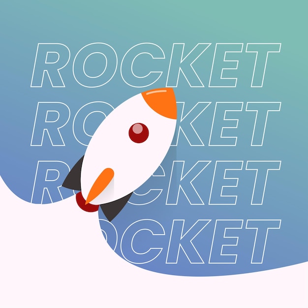 Premium Vector | Minimalist rocket vector Premium Vector | Minimalist rocket vector