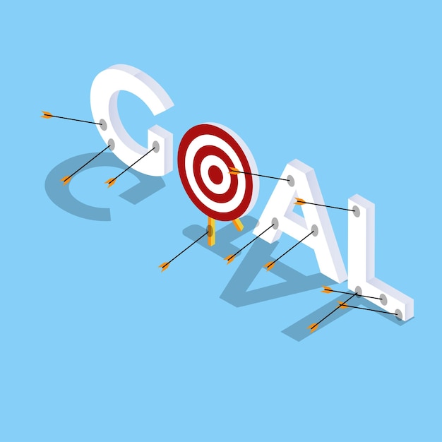 Premium Vector | Miss target goals vector success business strategy Premium Vector | Miss target goals vector success business strategy