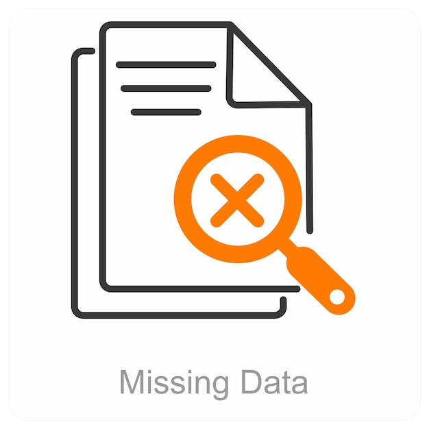 Premium Vector | Missing Data Premium Vector | Missing Data