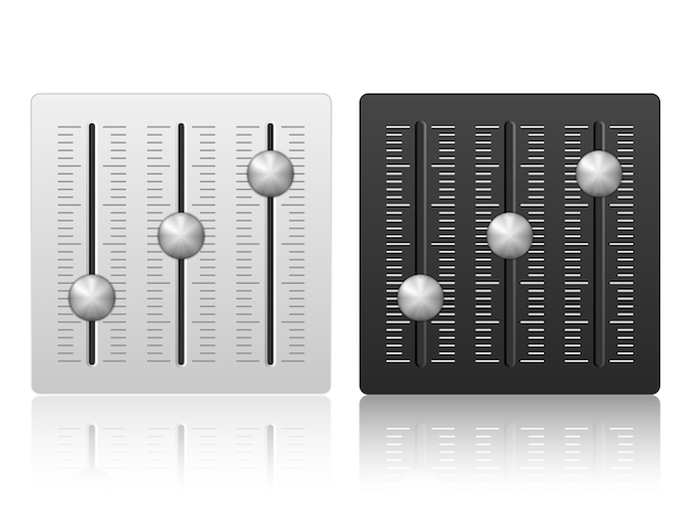 Premium Vector | Mixing console icon Premium Vector | Mixing console icon