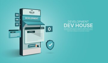 Premium Vector | Mobile application website software development ...