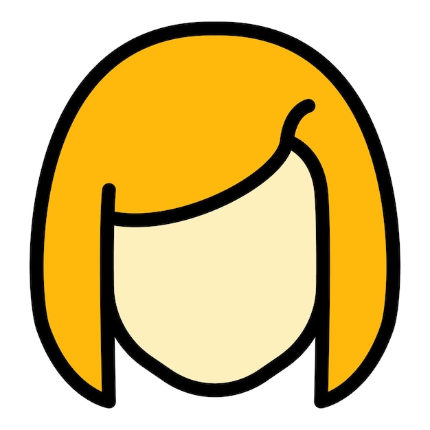 Premium Vector | Model wig icon outline model wig vector icon color ... Premium Vector | Model wig icon outline model wig vector icon color ...
