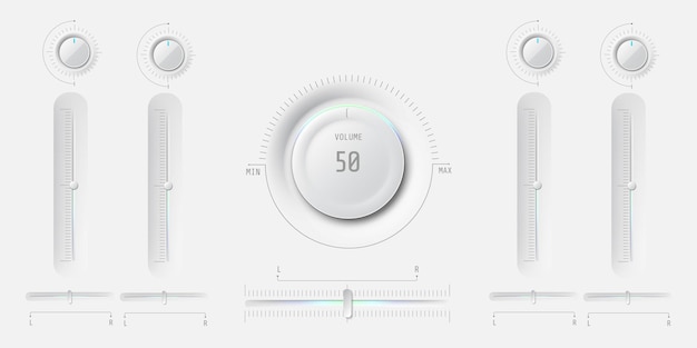 Slider Volume Vectors & Illustrations for Free Download | Freepik