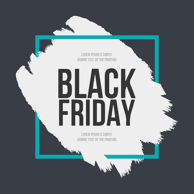 Premium Vector | Modern black friday brush stroke background Premium Vector | Modern black friday brush stroke background