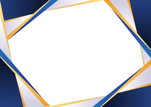 Premium Vector | Modern blue and gold shape background Premium Vector | Modern blue and gold shape background