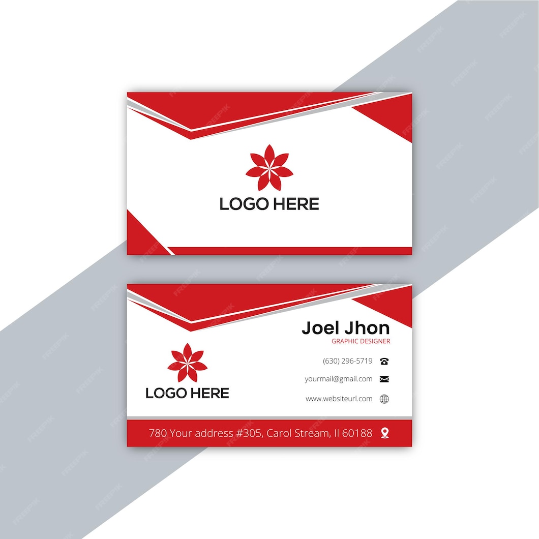 Premium Vector | Modern Business card design template Premium Vector | Modern Business card design template