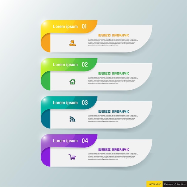 Premium Vector | Modern business infographic template design Premium Vector | Modern business infographic template design