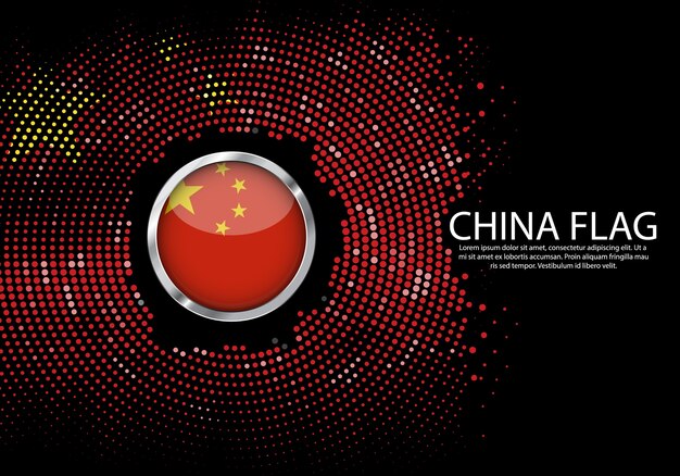 Premium Vector | Modern of china map connections network design Premium Vector | Modern of china map connections network design