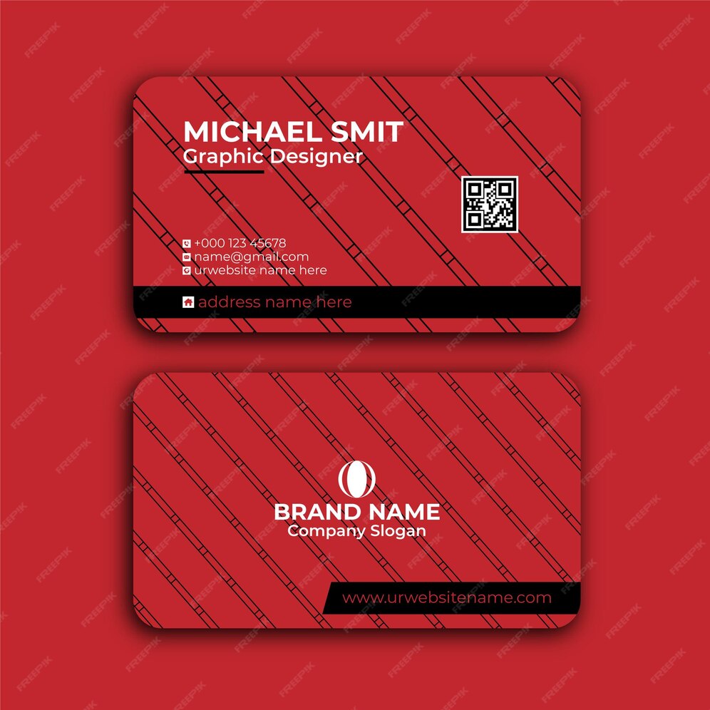 Premium Vector | Modern creative business card design elegant Premium Vector | Modern creative business card design elegant