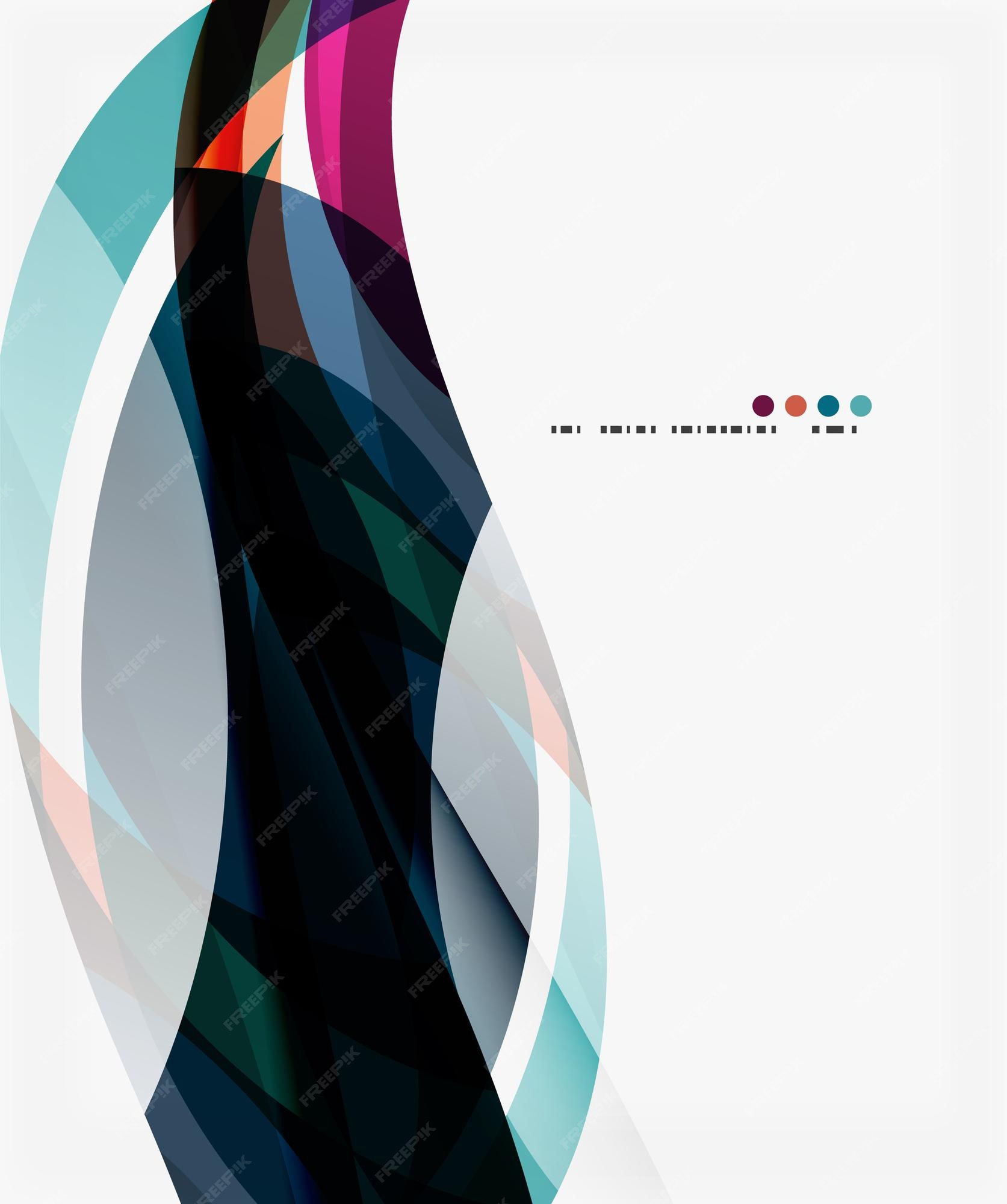 Premium Vector | Modern creative curve background with copy space ...