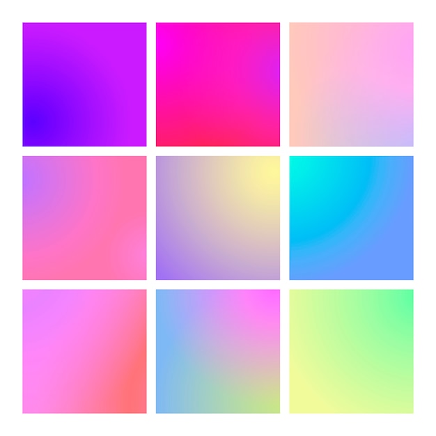 Premium Vector | Modern gradient set abstract background Premium Vector | Modern gradient set abstract background