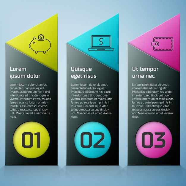 Premium Vector | Modern Infographic design template Premium Vector | Modern Infographic design template