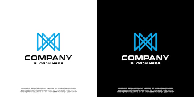 Premium Vector | Modern initial latter business logo design Premium Vector | Modern initial latter business logo design