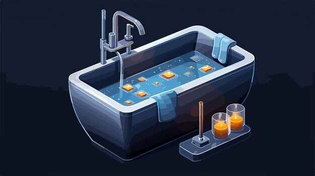 Modern Isometric Vector Bathroom Illustration | Premium AI-generated vector Modern Isometric Vector Bathroom Illustration | Premium AI-generated vector
