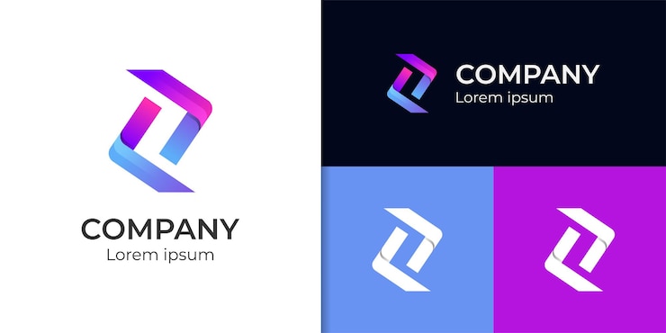 Premium Vector Modern Logos Of Code For Coding Programming Gradient