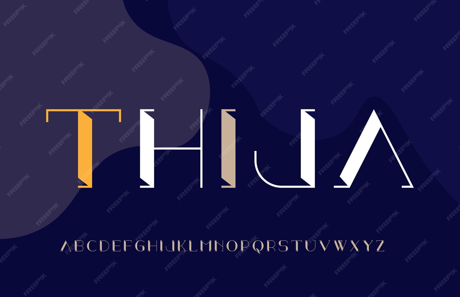 Premium Vector | Modern minimal typography letter logo template Premium Vector | Modern minimal typography letter logo template